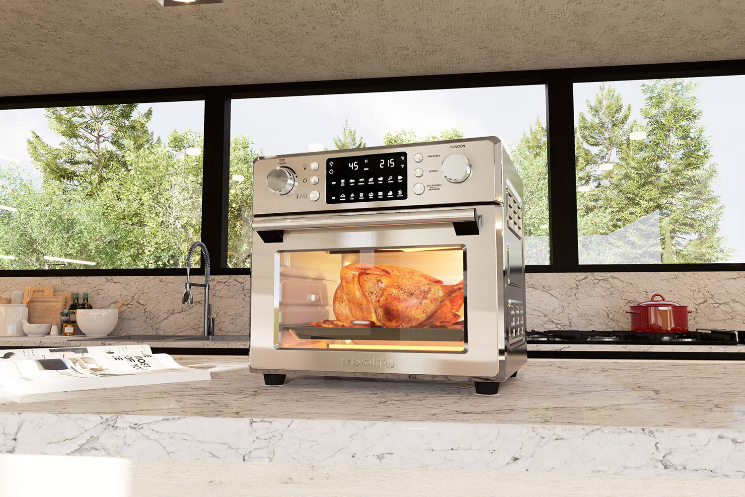 Horno eléctrico Air Fryer Morelli Bari - Punto Parrilla